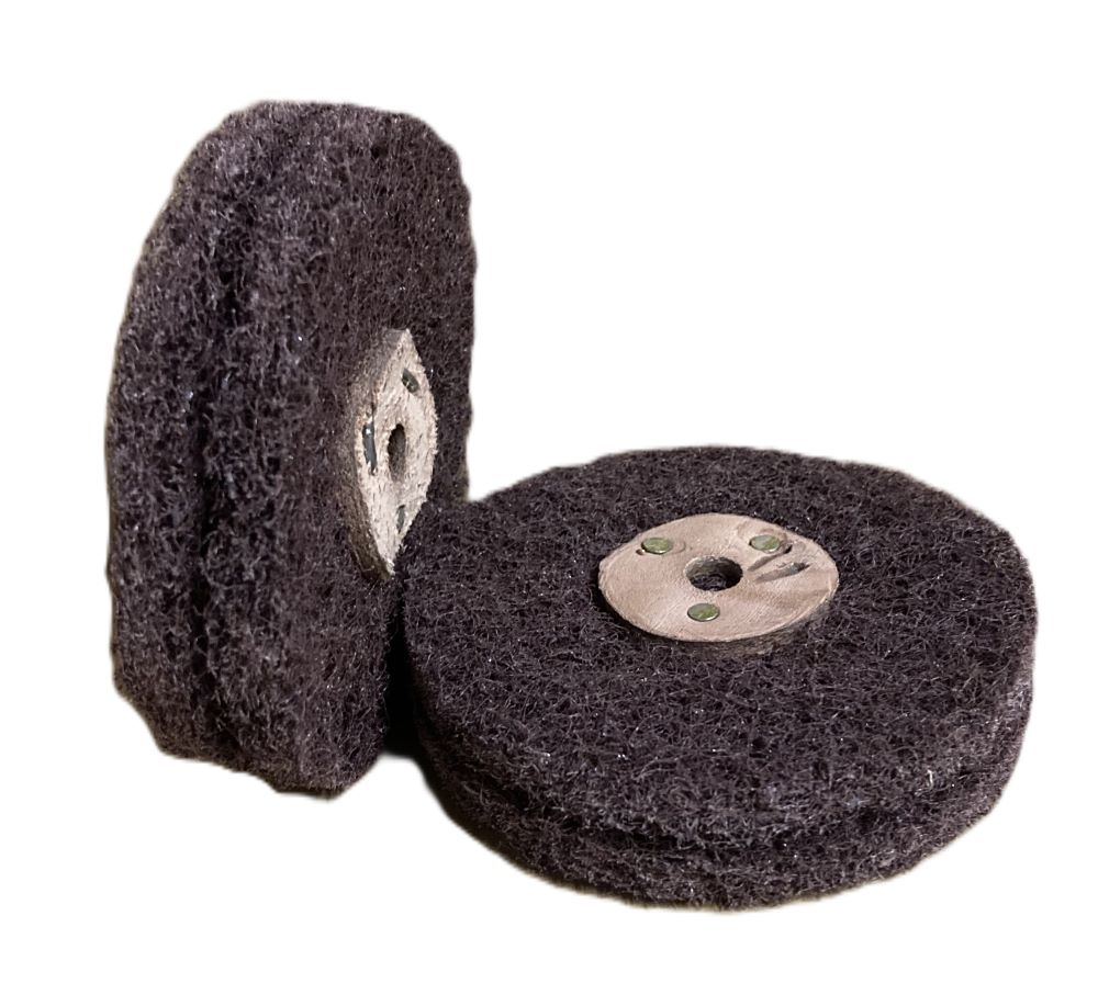 Non-Woven Satin Lap Mops - 100mm x 2 Lap - Various Grits Available ...